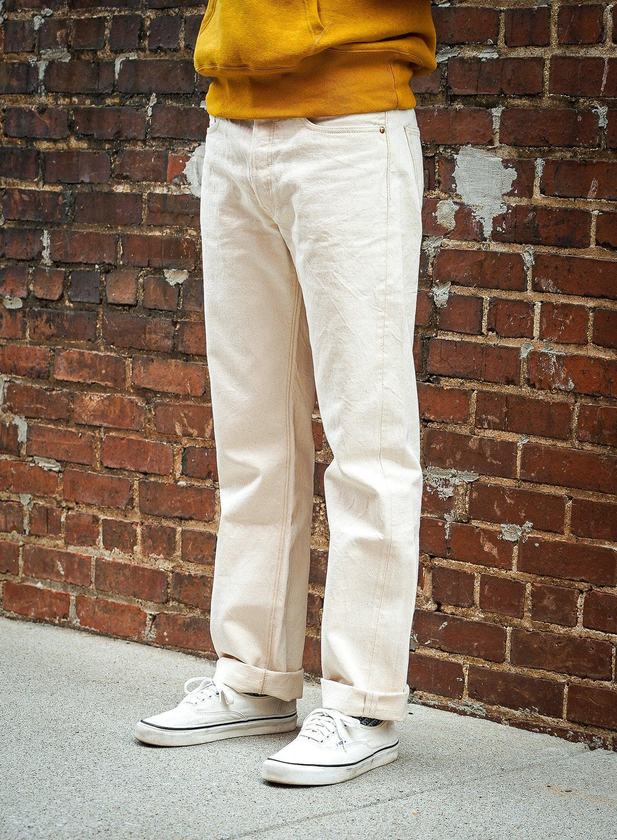 Fullcount 1108EC - Ecru Selvedge Slim Straight | Guilty Party