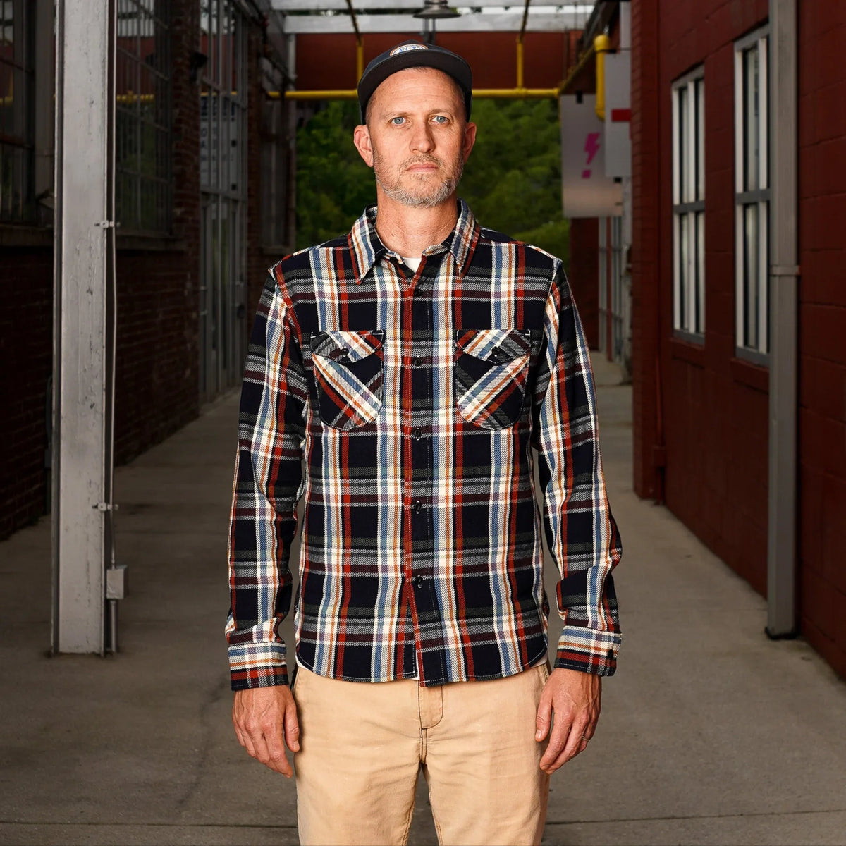 UES Heavy Flannel Shirt - Navy – Guilty Party