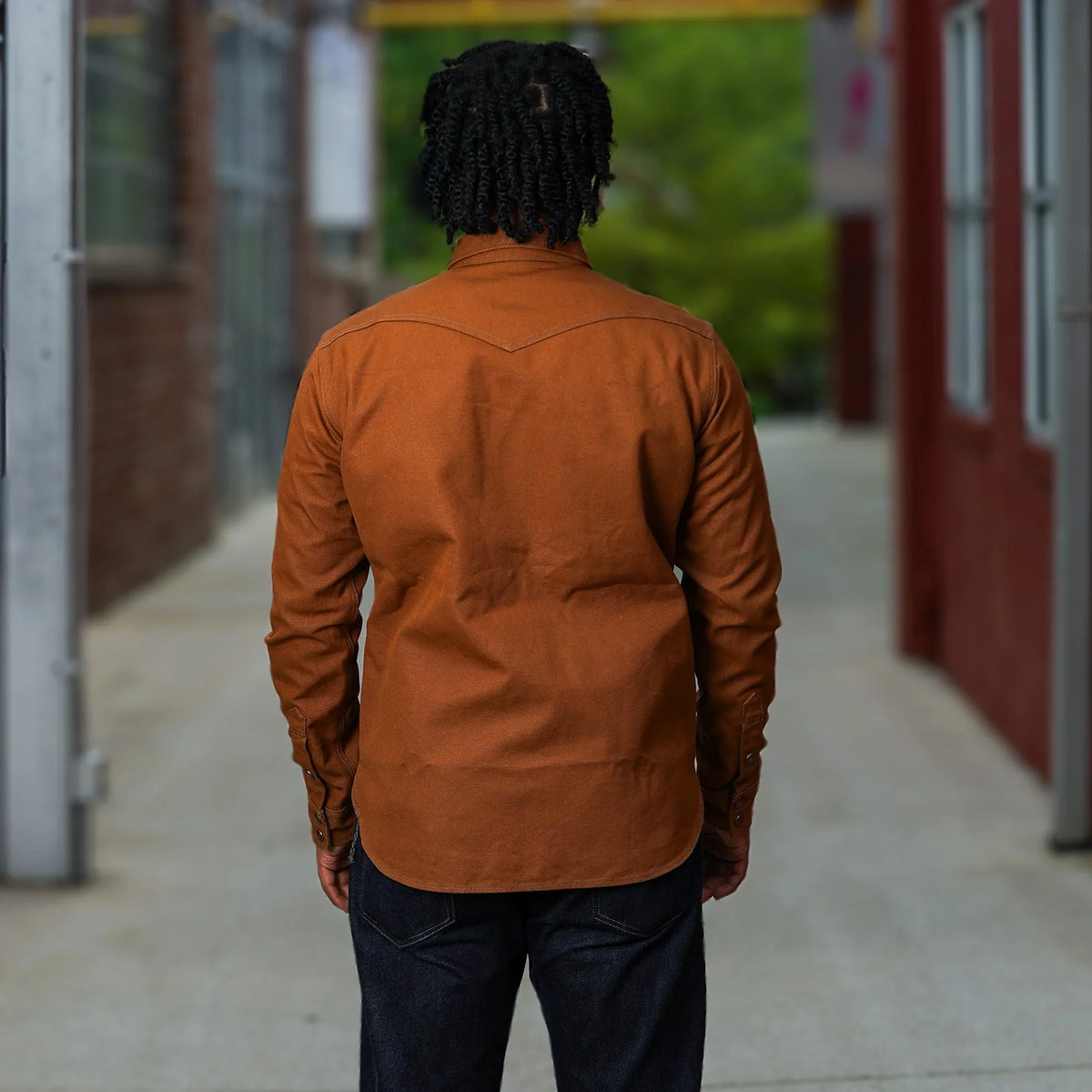 Iron Heart IHSH-422-BRN 17oz Cotton Duck CPO Shirt - Brown – Guilty Party