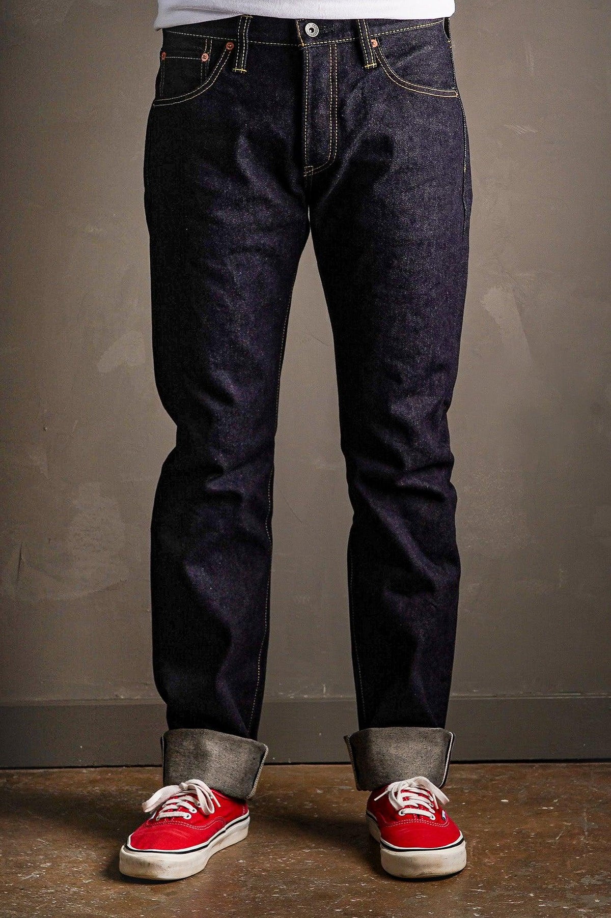 Iron Heart IH-777S-142 14oz Selvedge Denim Slim Tapered Cut Jeans - In ...
