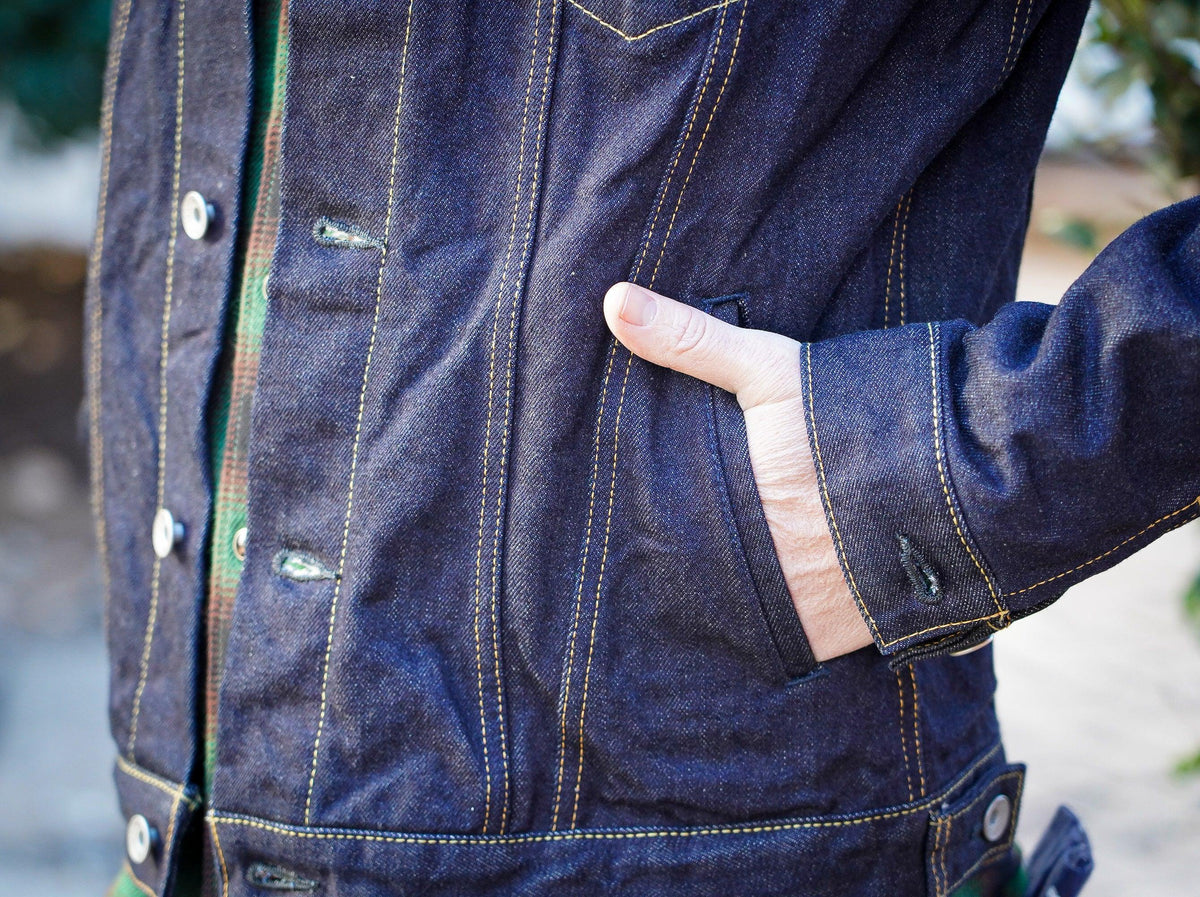 Iron Heart IH-526J-142 14oz Selvedge Denim Modified Type III Jacket ...