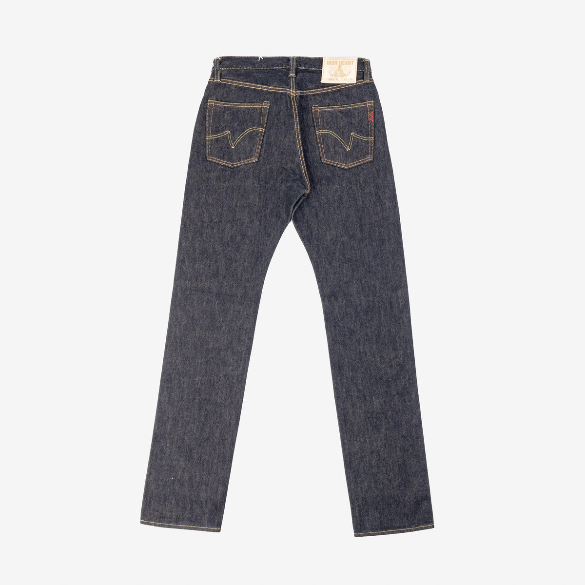 Iron Heart IH-888S-21 21oz Selvedge Denim Medium/High Rise Tapered Cut ...