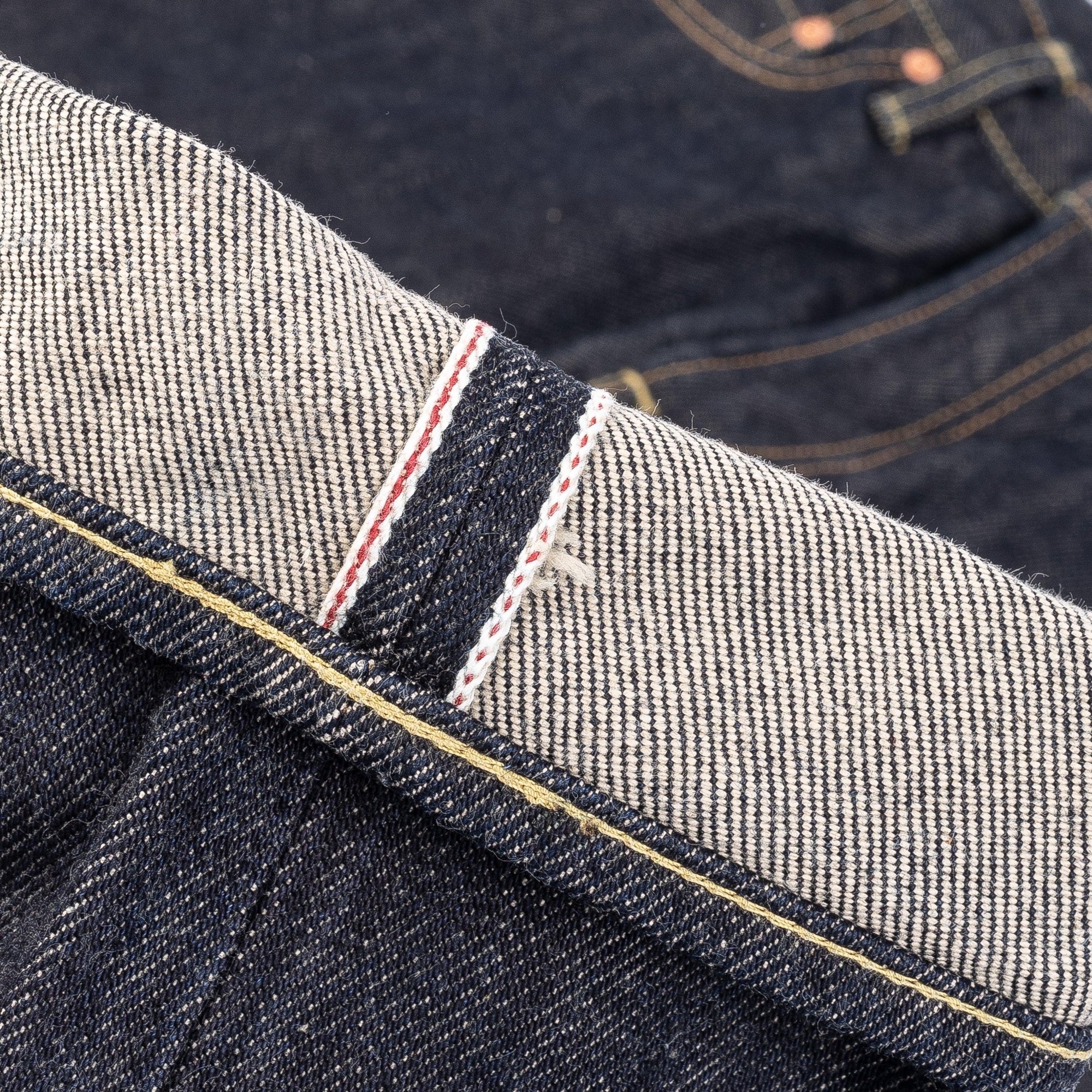 Iron Heart IH-888S-21 21oz Selvedge Denim Medium/High Rise Tapered Cut ...